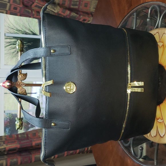 Joy Mangano | Bags | Joy Mangano Black Multipurpose Double Decker ...